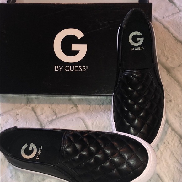G by Guess | Shoes | Nib G By Guess Black Quilted Slip On 65 | Poshmark